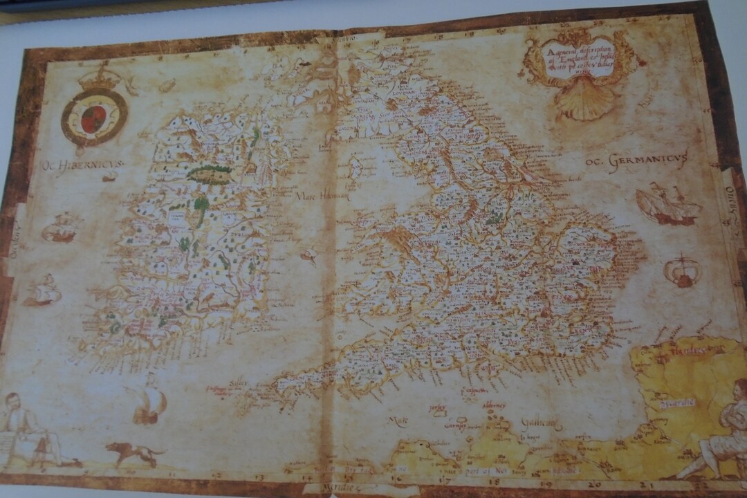 Antique Map Reprint 1989, Large Poster Print, Home Decor - Etsy