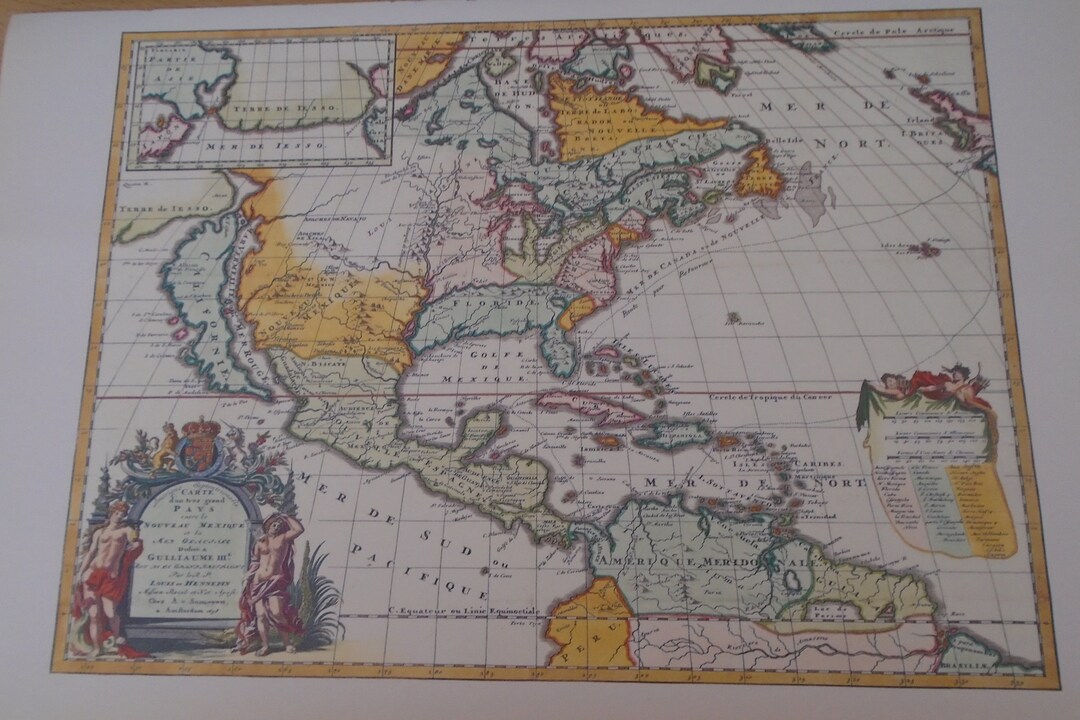 Antique Map Reprint 1989, Large Poster Print, Home Decor - Etsy