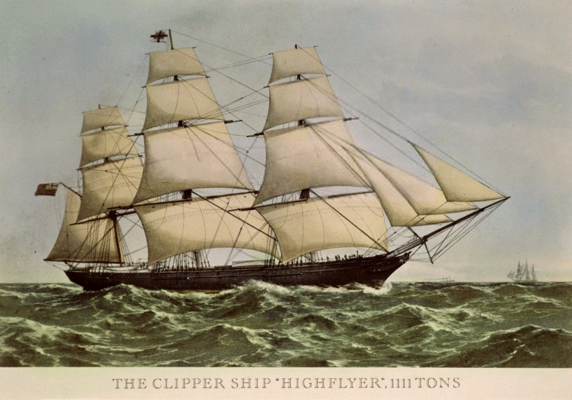 Ships - Collection of 264 Pictures of Old Clipper Ships and War Ships ...