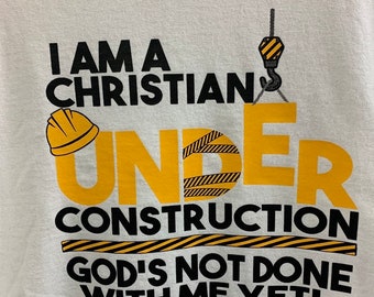 Christian Under Construction Svg - Etsy