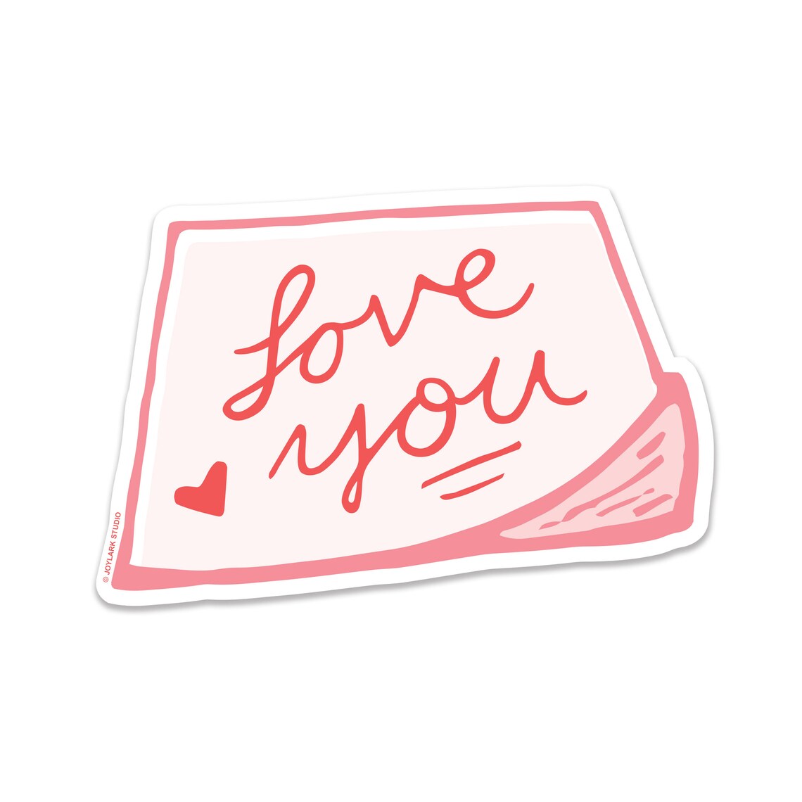 Love Note Sticker Pvc-free - Etsy