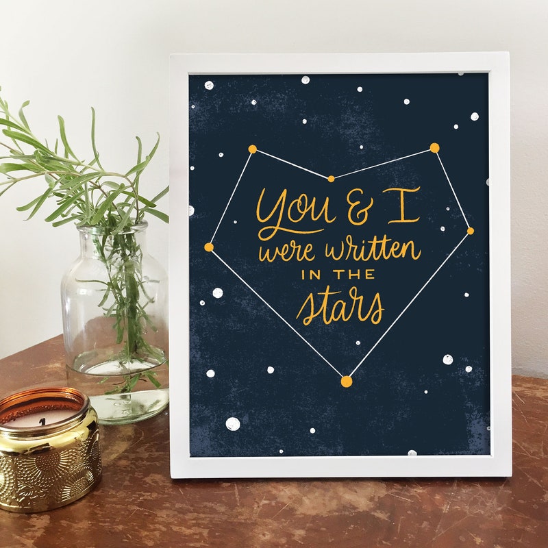 Written in the Stars - Etsy