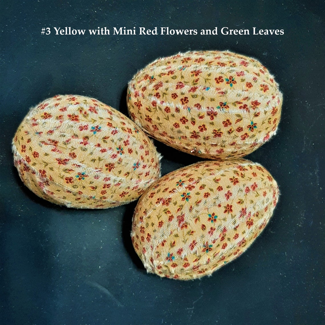 Easter Eggs, Rustic Primitive Rag Farmhouse Country Style Eggs, Set of ...