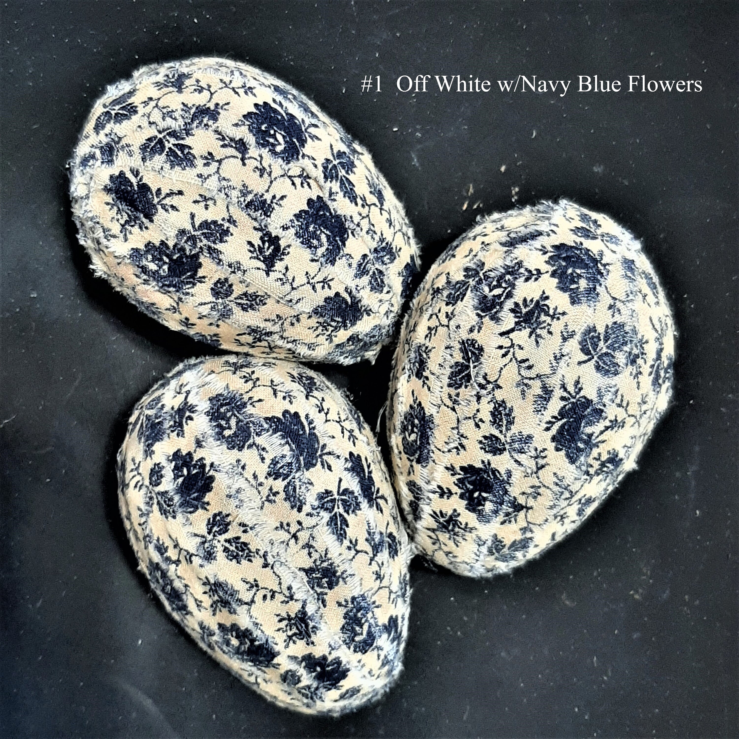 Easter Eggs, Rustic Primitive Rag Farmhouse Country Style Eggs, Set of ...