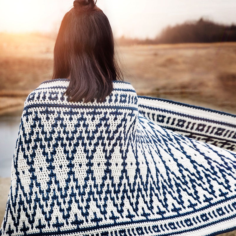 Crochet Aztec Afghan - Etsy