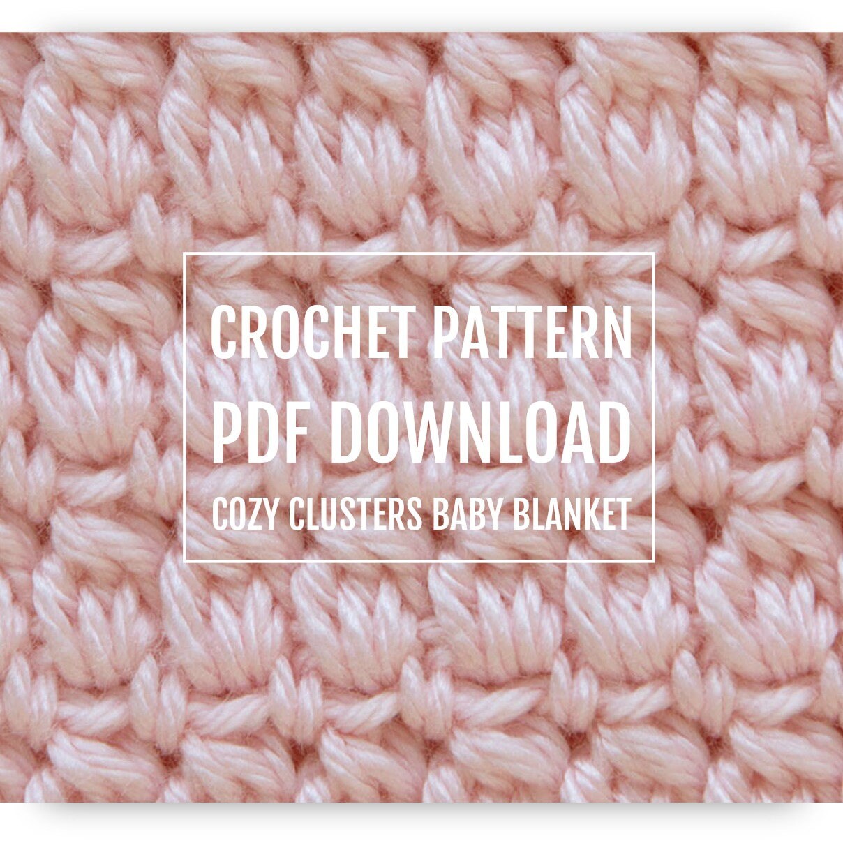 6 Snuggly Crochet Baby Blanket Patterns | Etsy