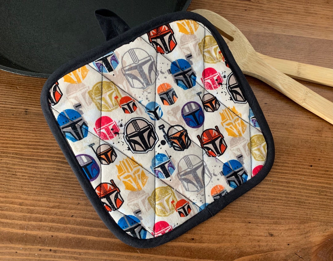 Bounty Hunter Mandalorian Star Wars Pot Holder/hot Pad/oven Mitt - Etsy