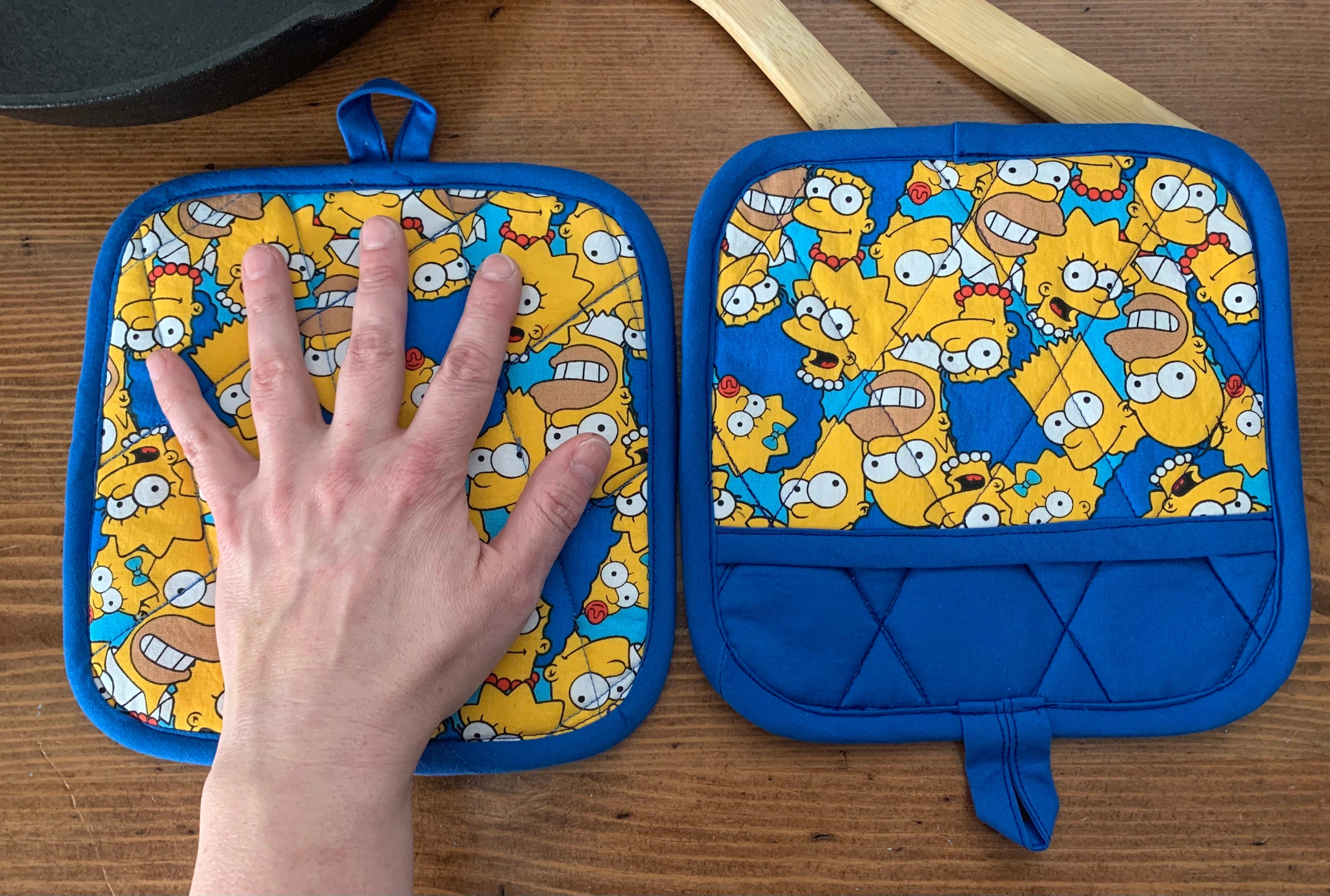 The Simpsons Pot Holder/hot Pads/oven Mitts - Etsy