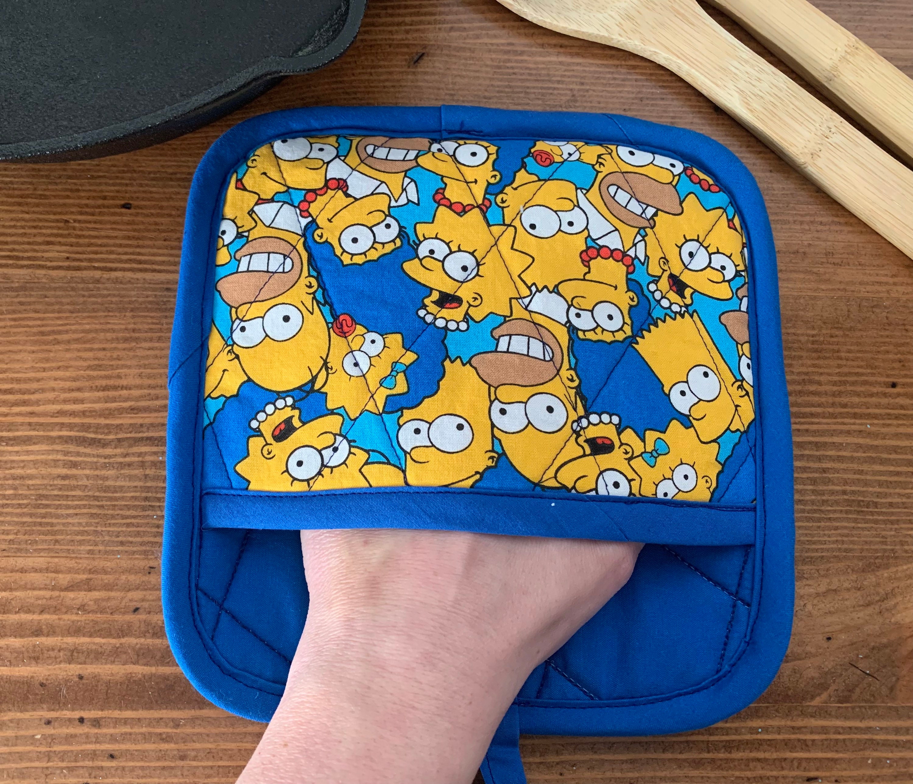 The Simpsons Pot Holder/hot Pads/oven Mitts - Etsy