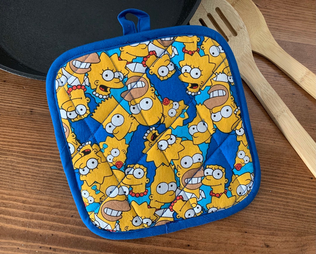 The Simpsons Pot Holder/hot Pad/oven Mitt - Etsy