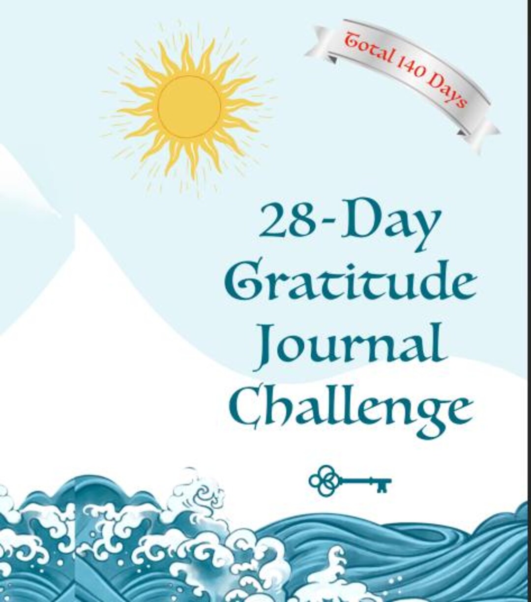 Gratitude Journal - 28 Day Challenge - Download & Print! - Etsy