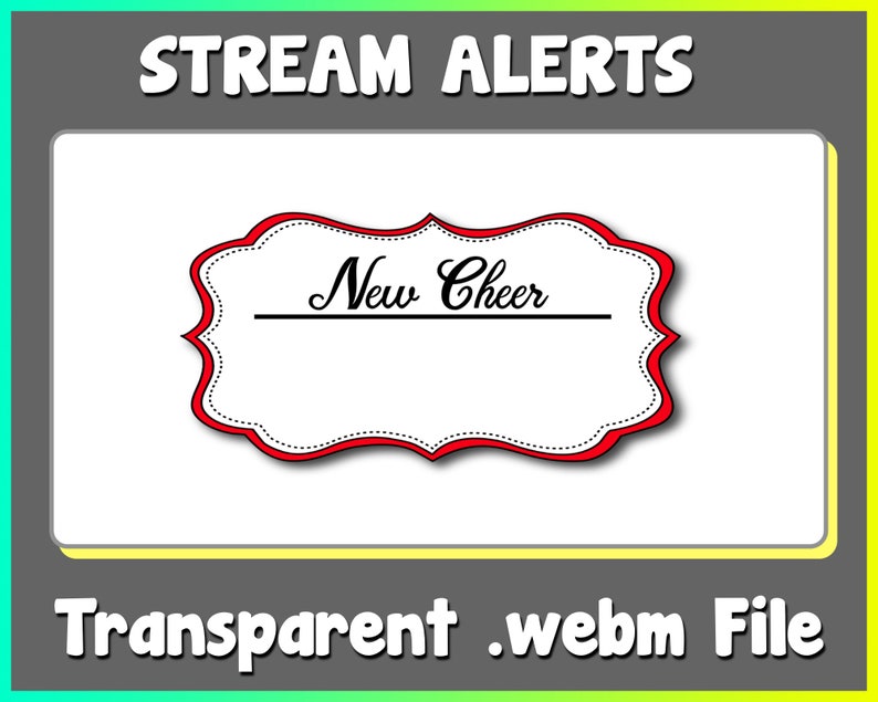 Animated Stream Alert With SOUND - Retro Style ! 9 Pieces : New ...