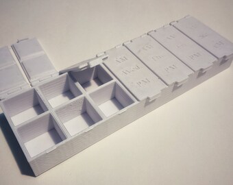 3d Printed Pill Box - Etsy