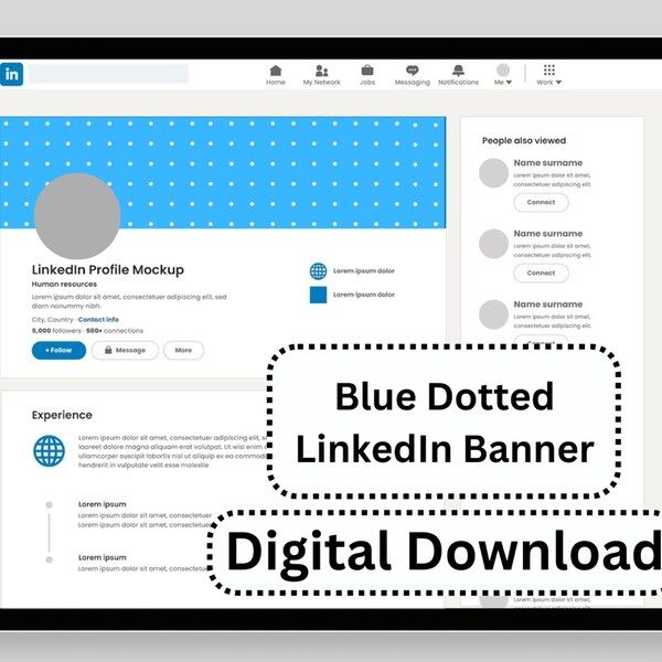 Linkedin Banner Minimal - Etsy