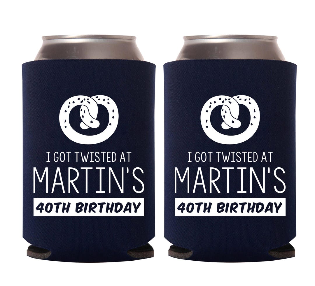 Philadelphia Themed Birthday Party Can Coolers, Philadelphia Themed ...