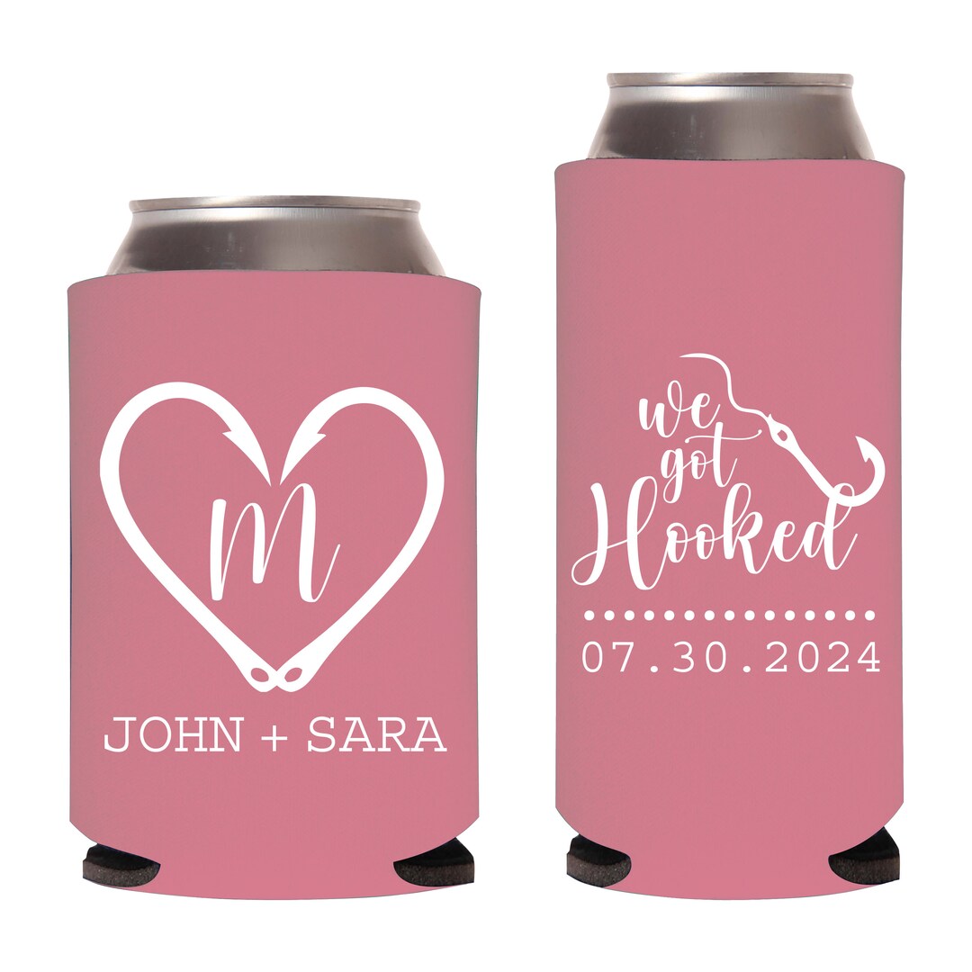 Fishing Can Coolers, Nautical Themed Can Cooler, Fishing Based Can ...