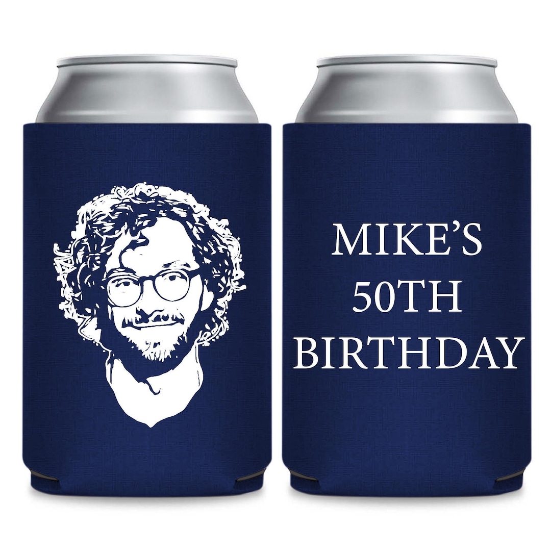 Custom Face Silhouette Can Coolers, Personalized Beer Hugger Favors ...