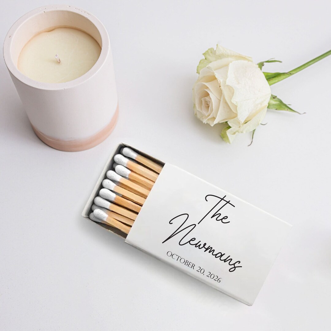 Customized Matchboxes, Customized Matchbox Wedding Favors, Personalized ...