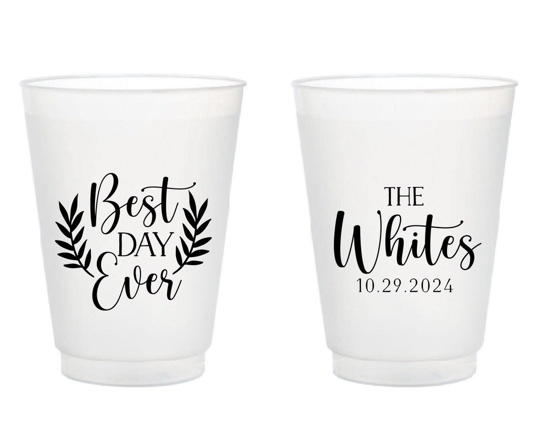 Personalized Wedding Cup, Wedding Cup Favors, Wedding Favor Cups ...