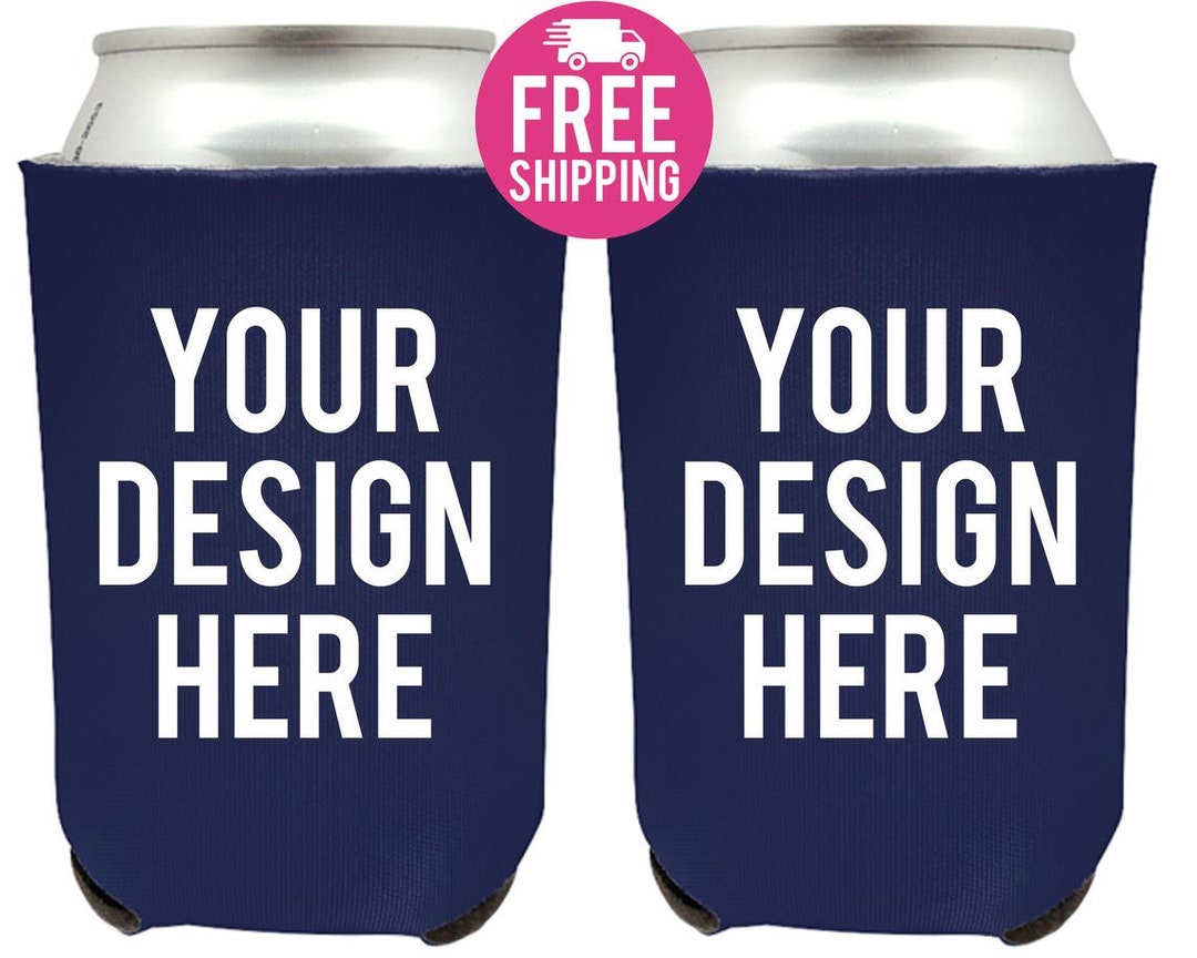 Custom Can Coolers Ready to Ship Can Coolers Can Coolie - Etsy
