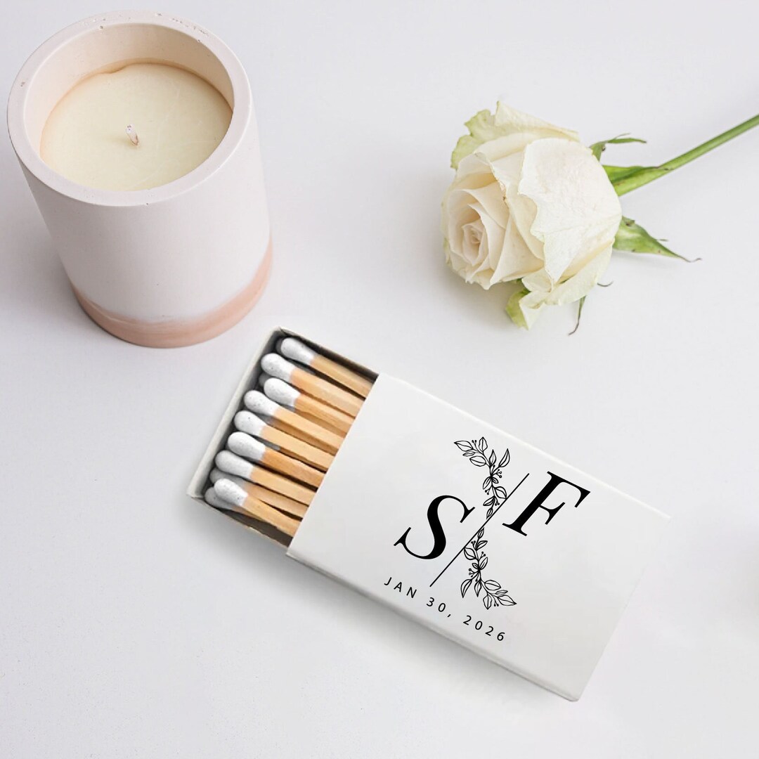 Customized Matchbox Wedding Favors, Personalized Matchbox Wedding Gifts ...