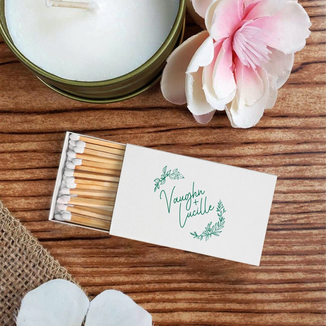 Personalized Wedding Favors, Personalized Wedding Matchboxes as Wedding ...