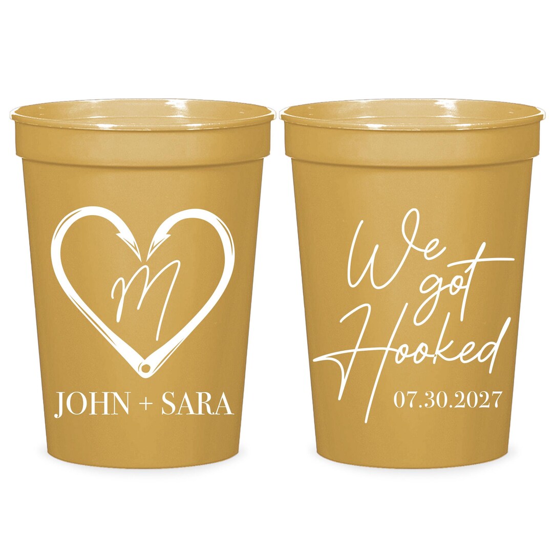 Personalized Wedding Stadium Cups, 16oz Wedding Stadium Cup, Wedding ...