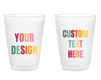 Personalized Full Color Frosted Cups, Customized Full Color Frosted ...