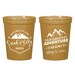 Our Greatest Adventure Begins Wedding Stadium Cups, Personalized ...