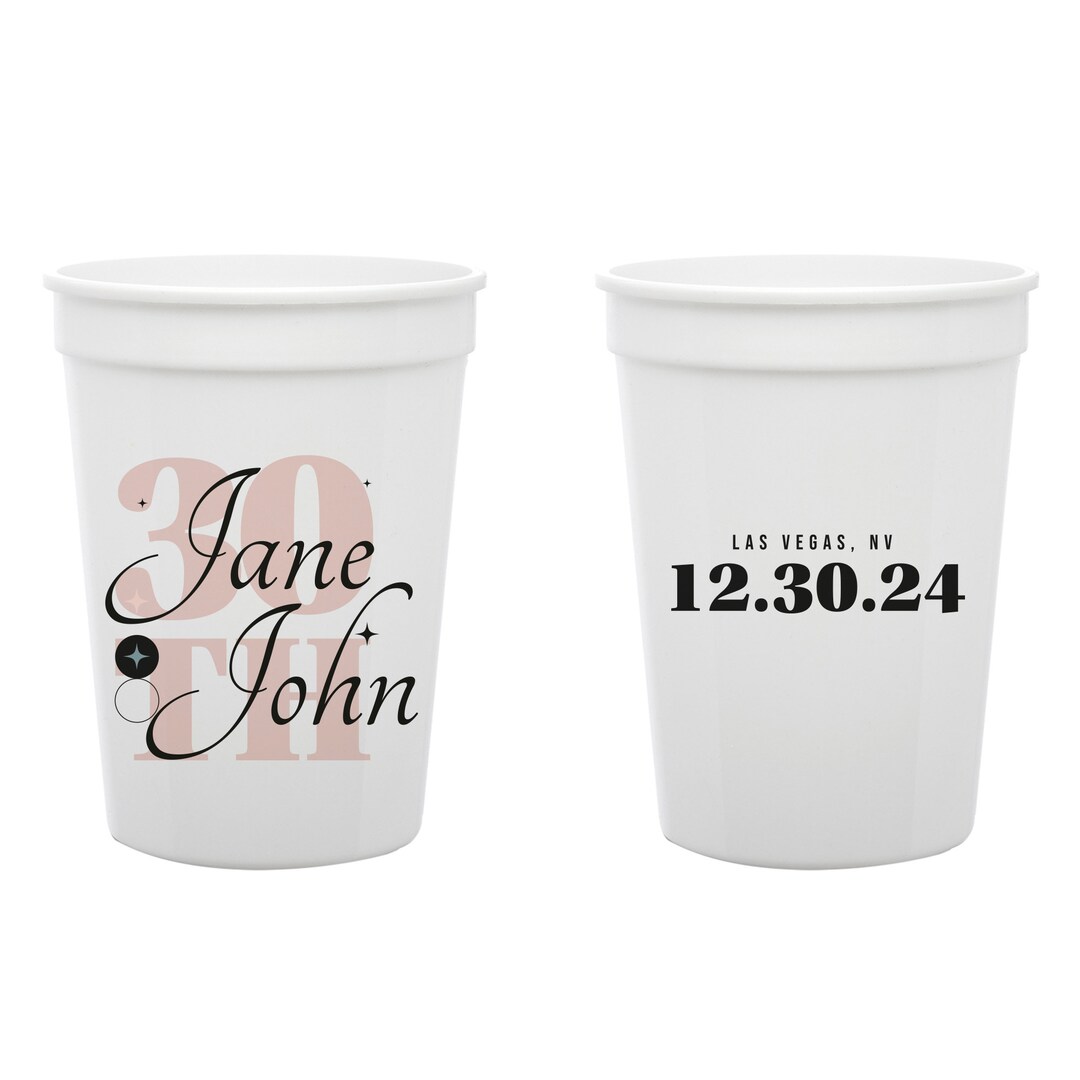 Full Color Stadium Cups, Custom Stadium Cups, Personalized Full Color ...