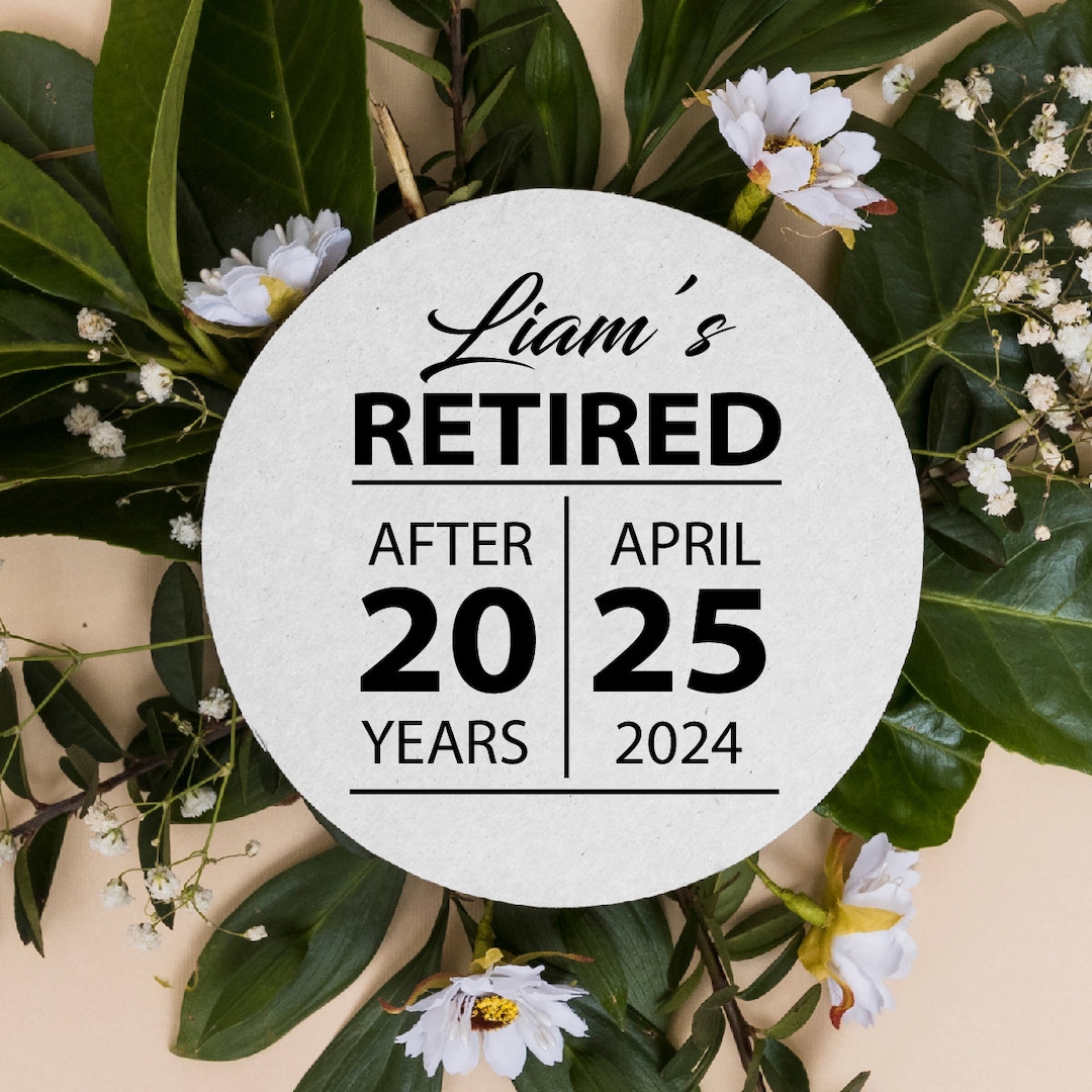 Customized Retirement Coasters, Retirement Coaster Favors, Retirement ...