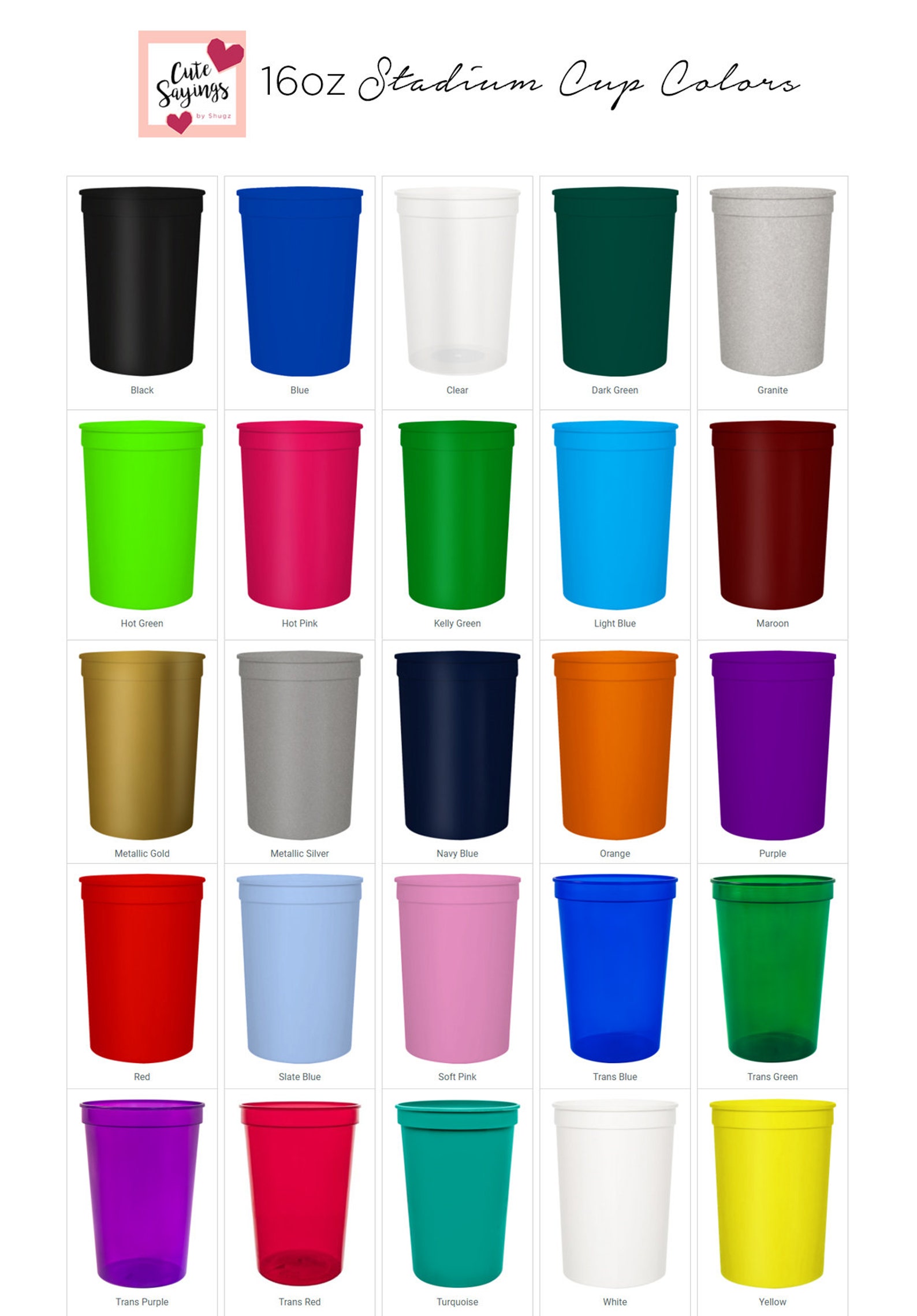 Graduation Cups, Graduation Party Cups, Graduation Party Favors ...
