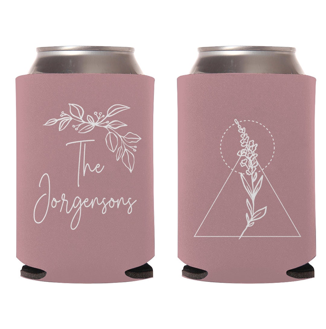 Custom Can Coolie Wedding Favors, Personalized Wedding Can Cooler ...
