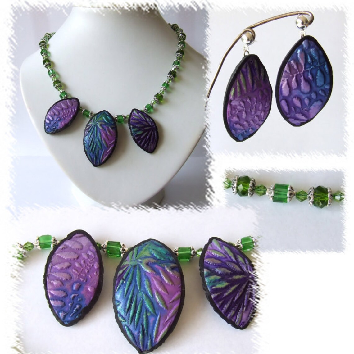 Three awesome surface effect tutorials with polymer clay. | Etsy