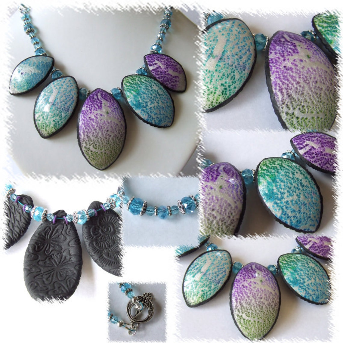 Three awesome surface effect tutorials with polymer clay. | Etsy