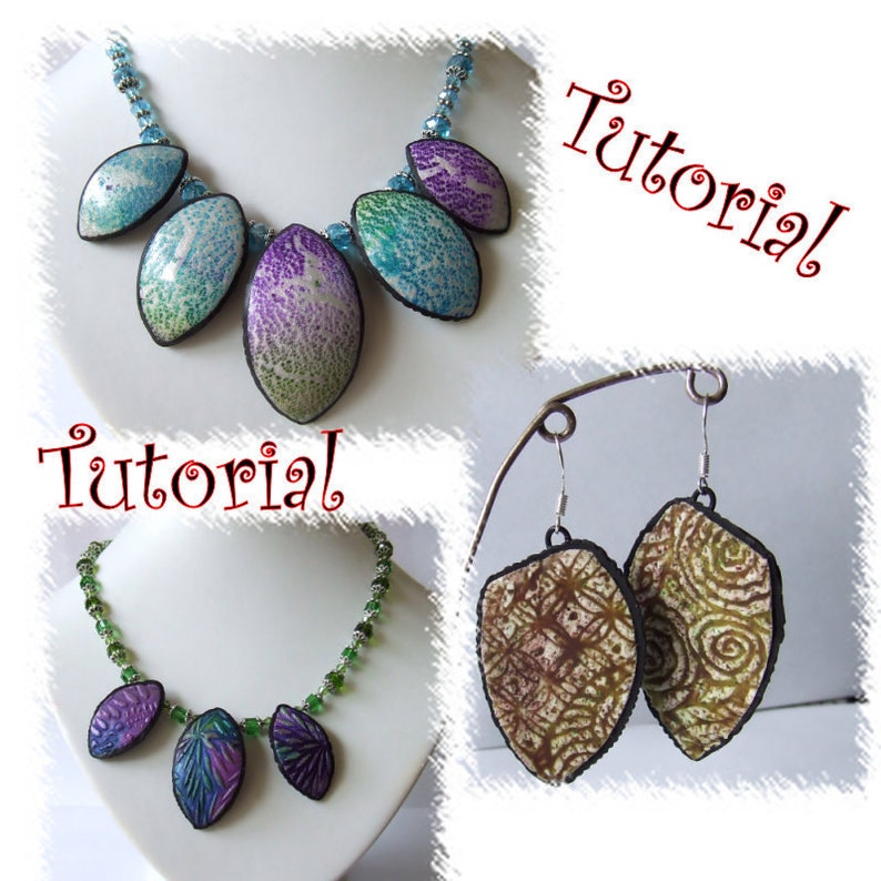 Three awesome surface effect tutorials with polymer clay. | Etsy