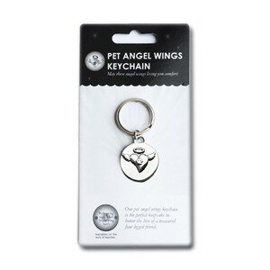 Pet Memorial Guardian Angel Keychain - Pet Loss Gifts - Memorial Gift ...