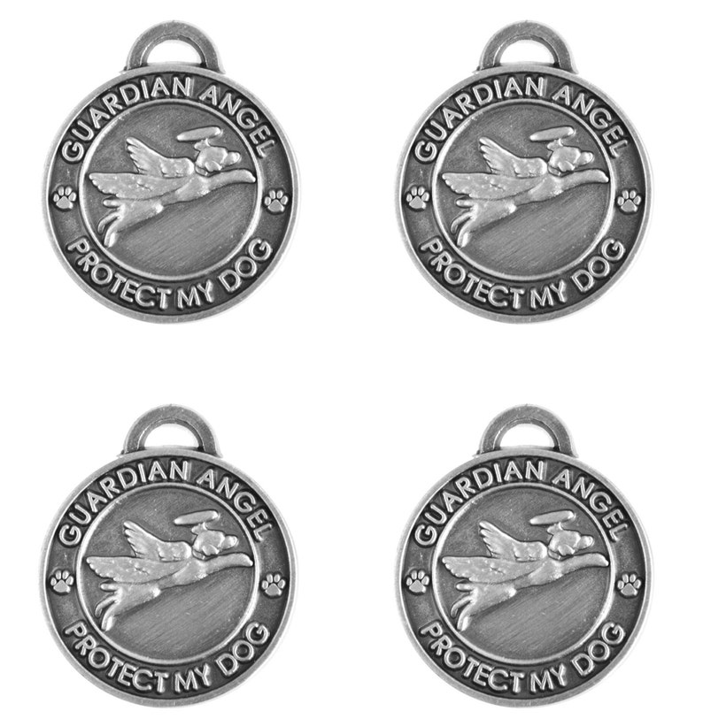Guardian Angel Dog Tag Bundle set of 4 Save 12 dollars Pet | Etsy