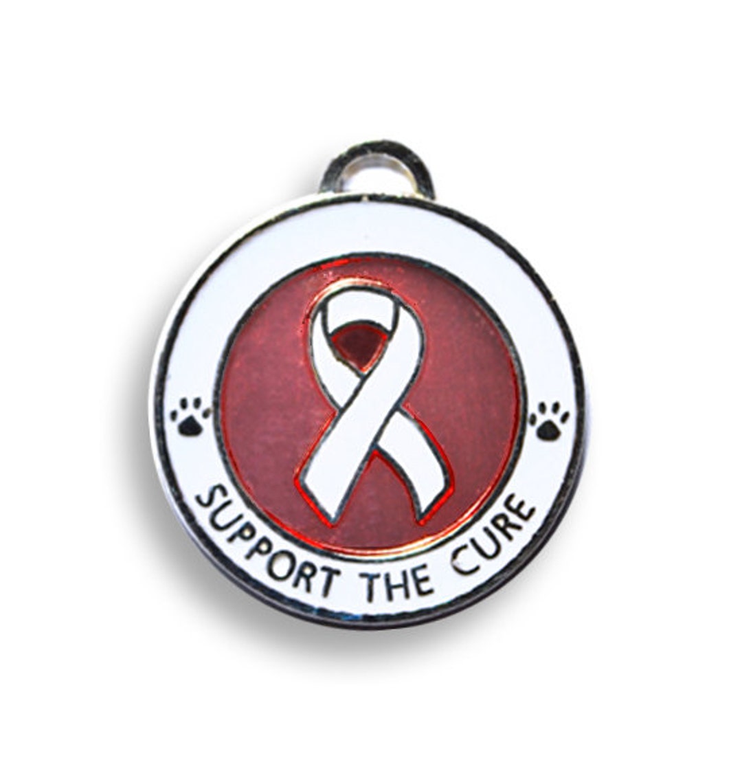 Breast Cancer Pet ID Tag - Pet ID Tag - Dog Tag - Support the Cause ...