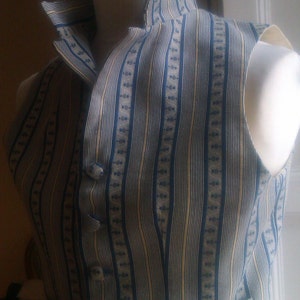 Early Regency Waistcoat - Single-breasted Style - Etsy