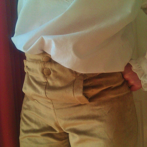Mans Fall Front Knee Breeches 18th Century and English Regency - Etsy