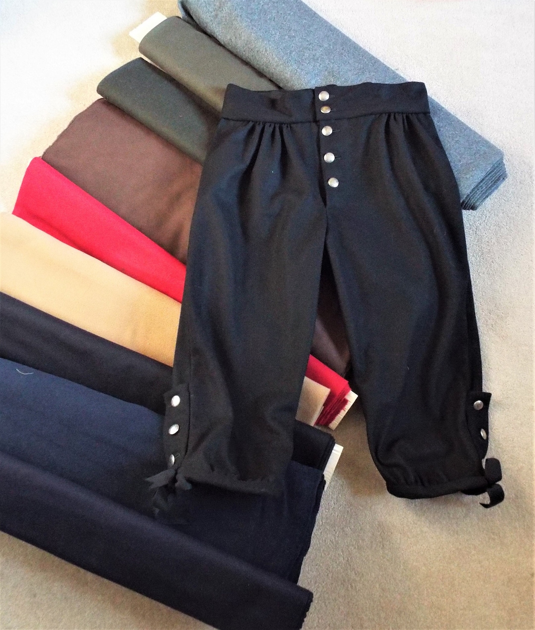 17th Century Breeches for Puritan, Pilgrim Father, Cavalier or Merchant ...