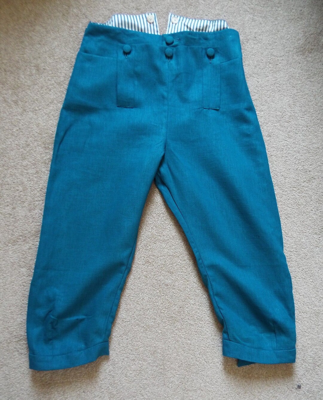 Linen Fall-front Breeches - Etsy