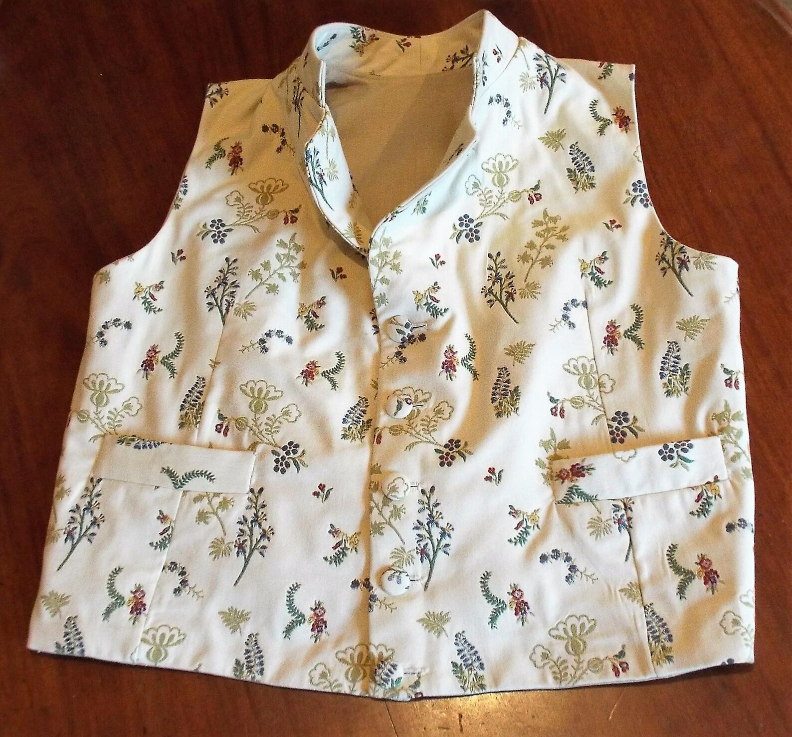 Early Regency Waistcoat Single-breasted Style | Etsy