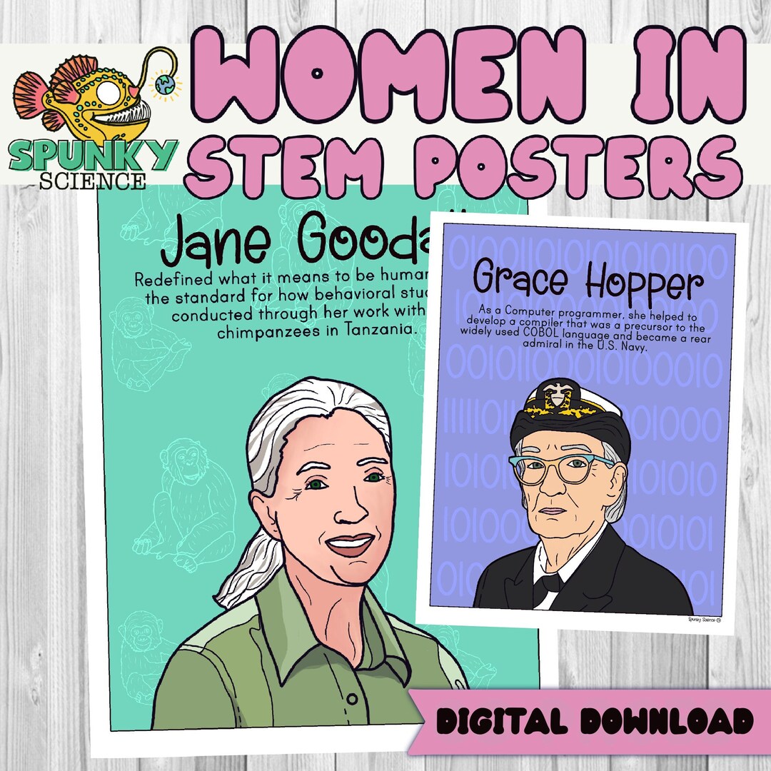 Women in STEM Poster Set - Etsy