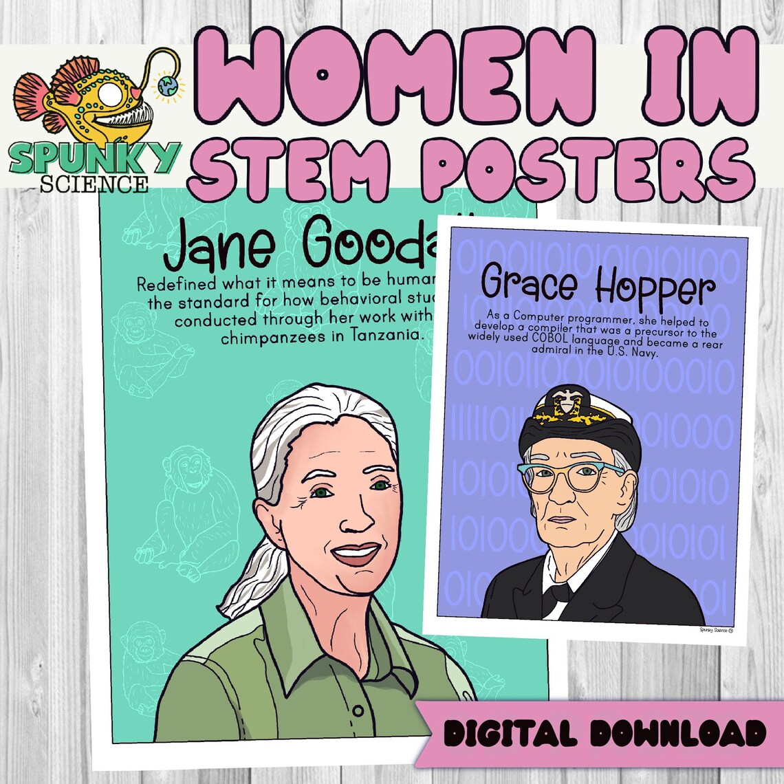Women in STEM Poster Set - Etsy