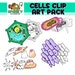 Cell Clip Art Animal, Bacteria, Plant Cell Collection of 36 - Etsy