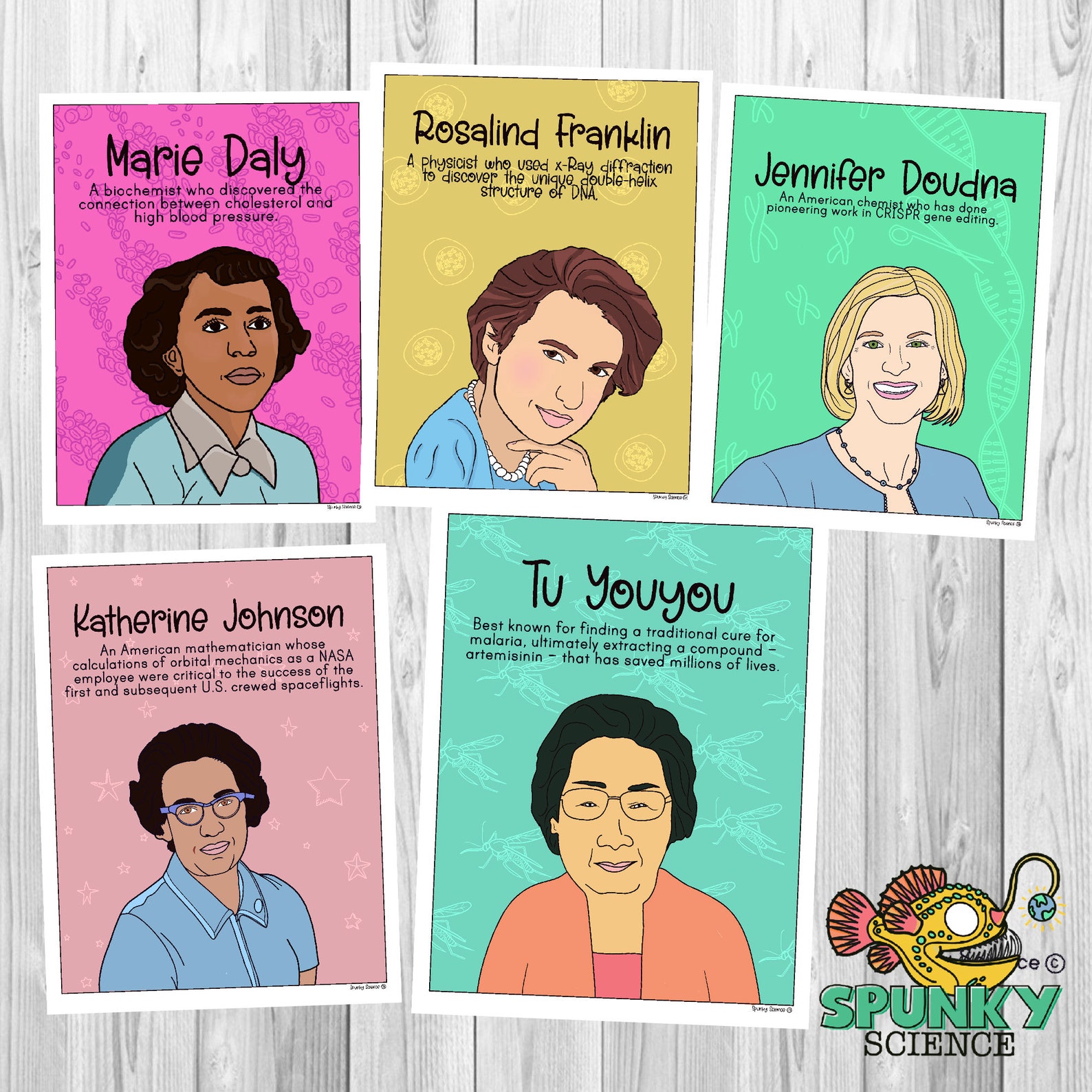 Women in STEM Poster Set - Etsy