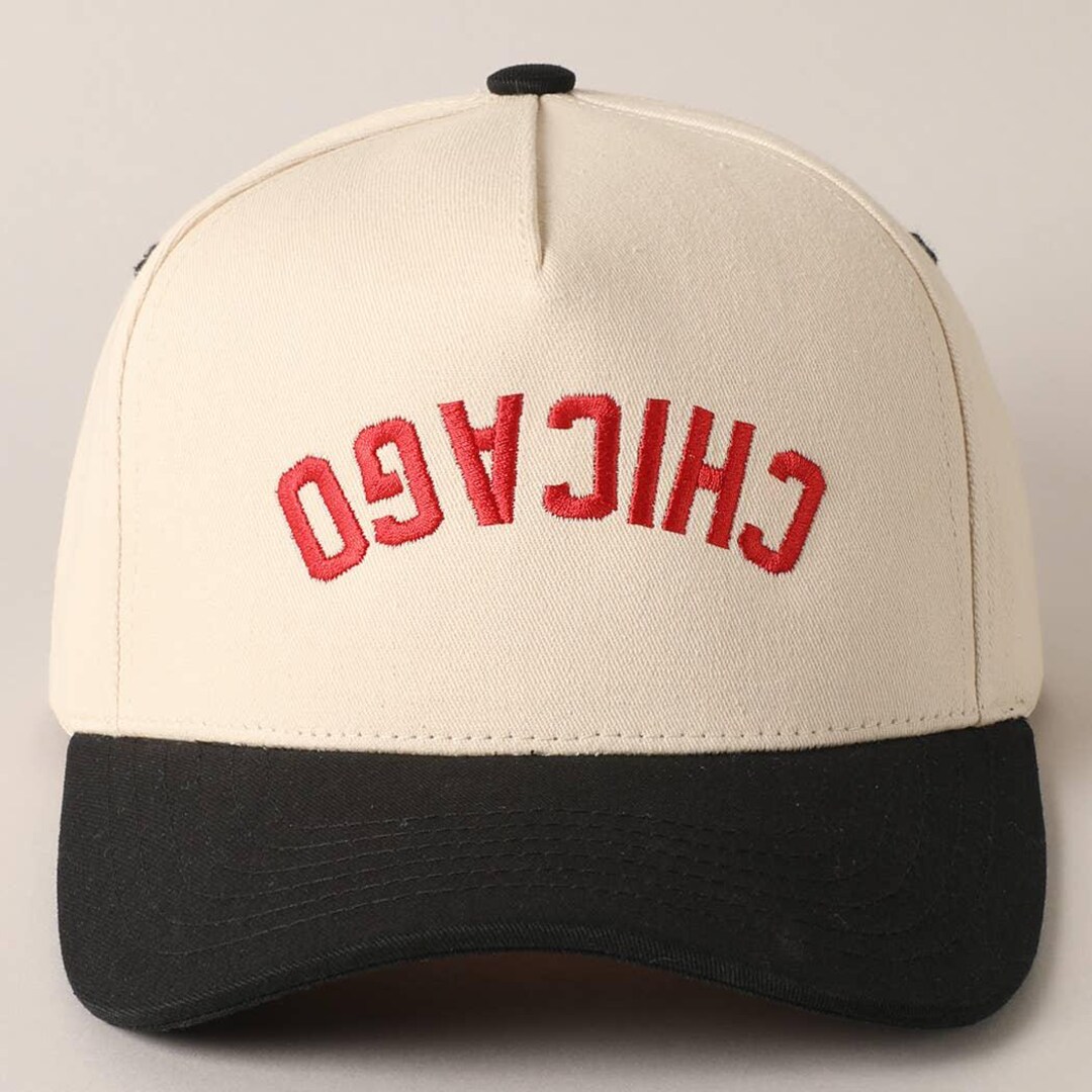 CHICAGO - Upside Down Trucker Baseball Cap - Etsy