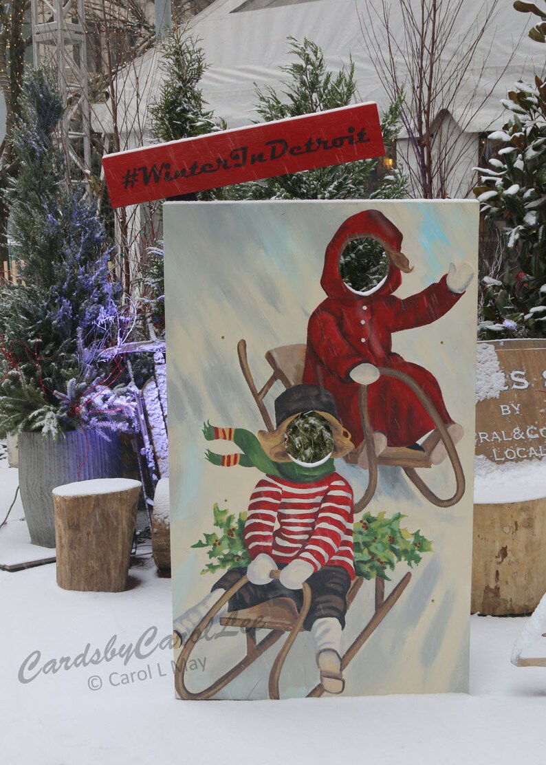 Detroit Christmas Cards (christmas Card Set #2), 5 Scenes, 10 (ten) 5 X ...